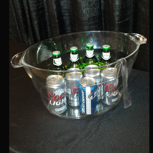 Clear Cooler rentals - Exclusive Affair