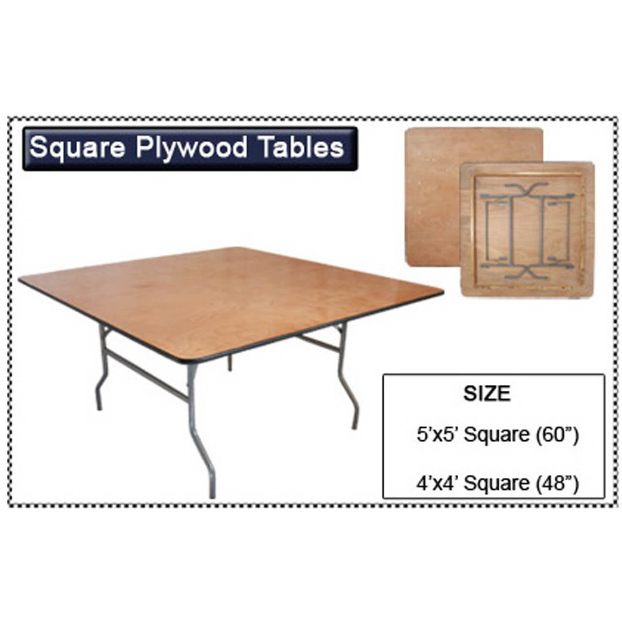 Banquet Square Table - Exclusive Affair
